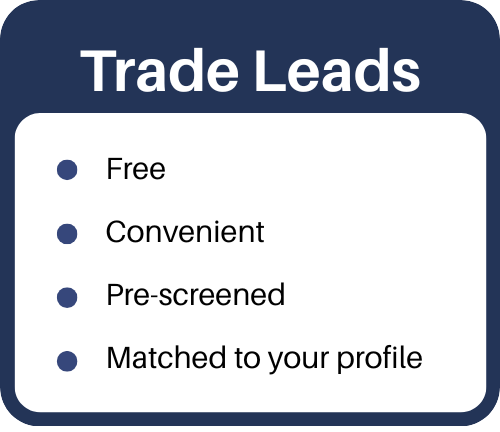 Trade Leads: International Trade Leads for agricultural exports